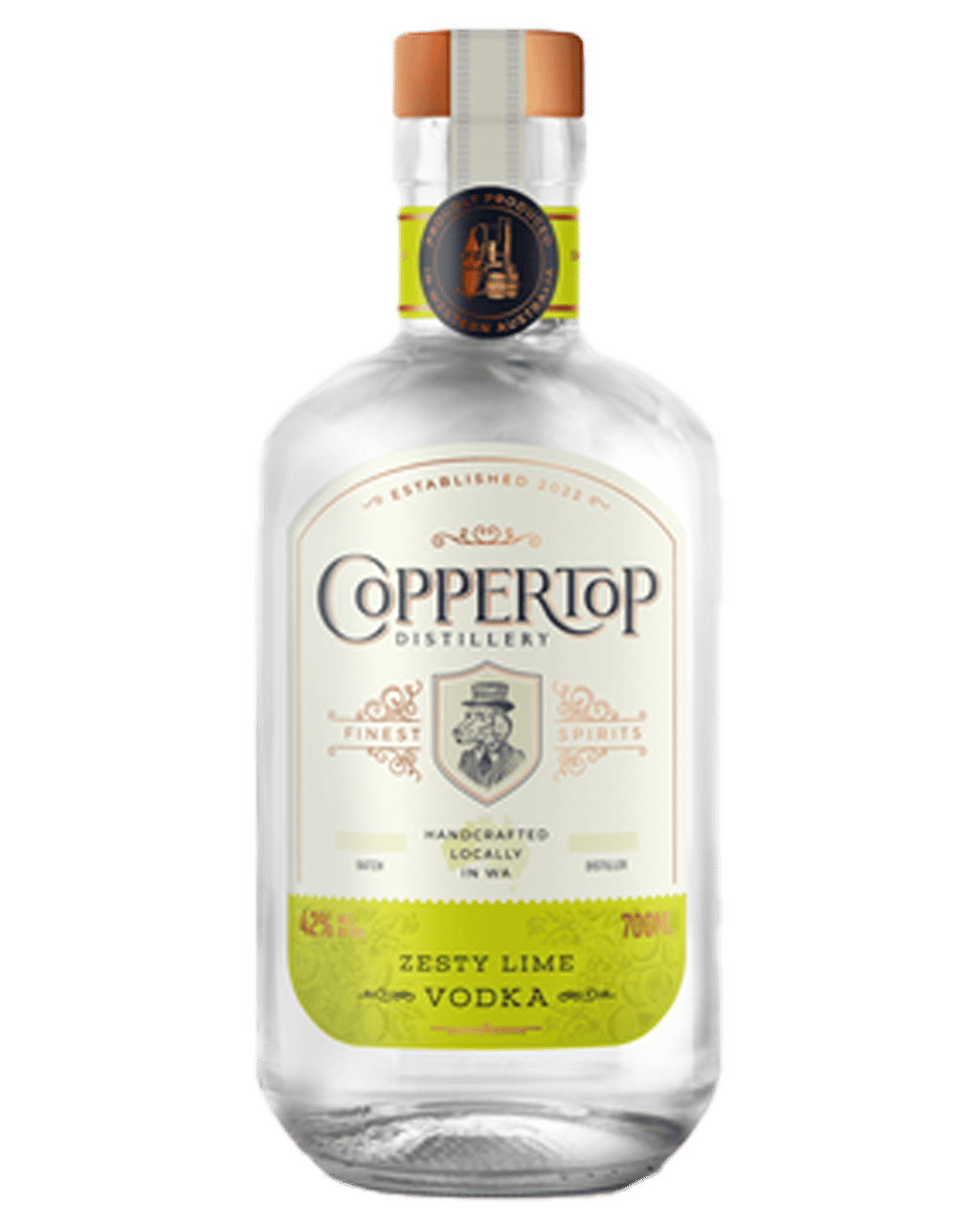 Buy Coppertop Distillery Zesty Lime Vodka 700ml Online (Low Prices ...