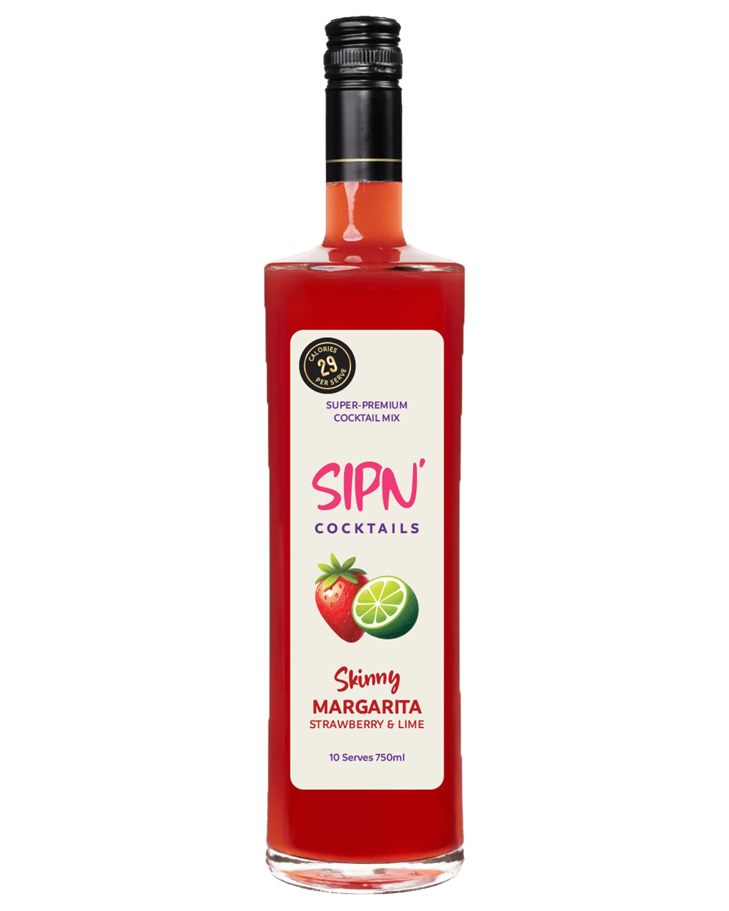 Buy Minx Cocktails Strawberry Margarita 10 Serves 750ml Online (Low ...