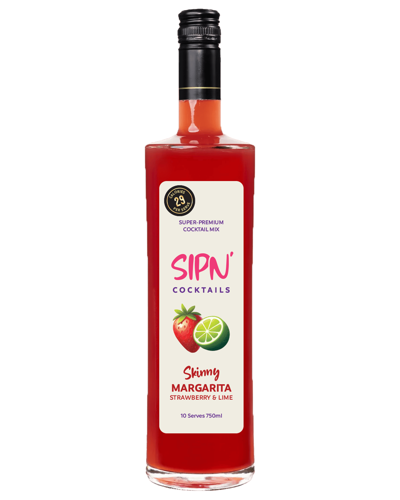 Buy Minx Cocktails Strawberry Margarita 10 Serves 750ml Online (Low ...