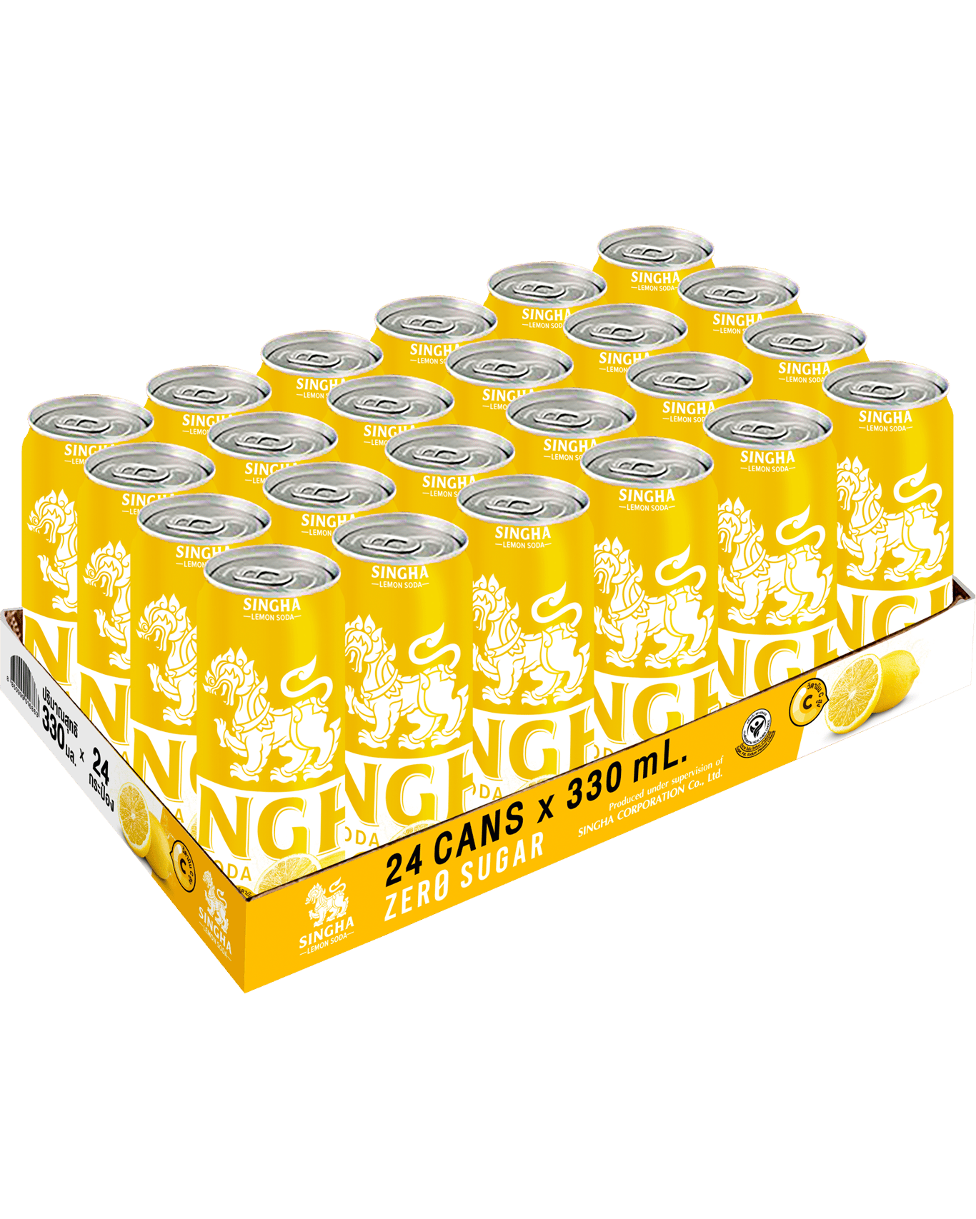 Buy Singha Singha Lemon Soda Sparkling Water 330ml Online @Lowest Price