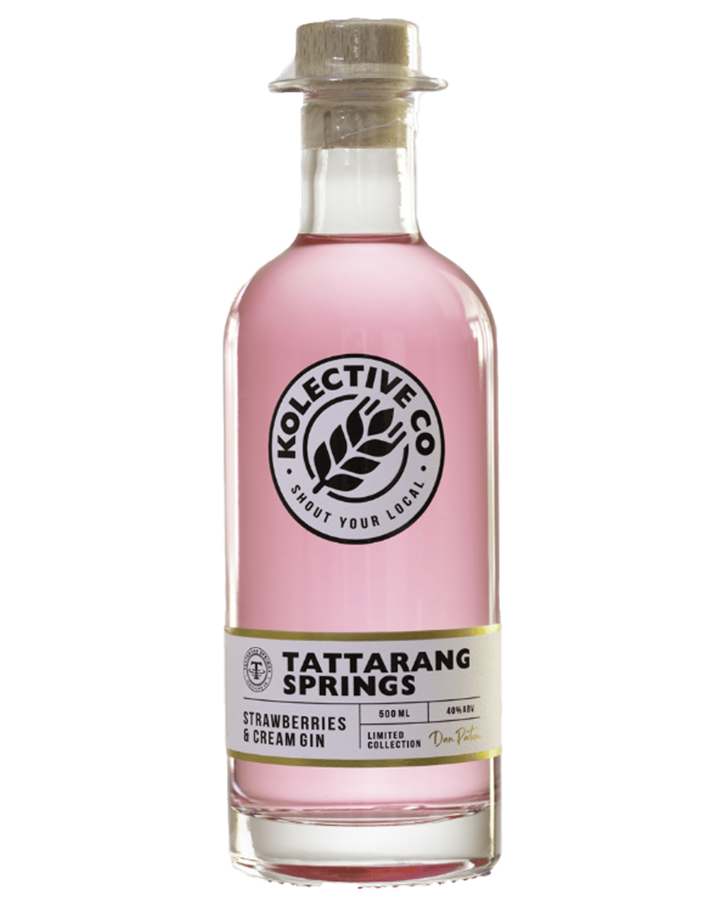 Buy Kolective Co Tattarang Springs Strawberries & Cream Gin 500ml ...