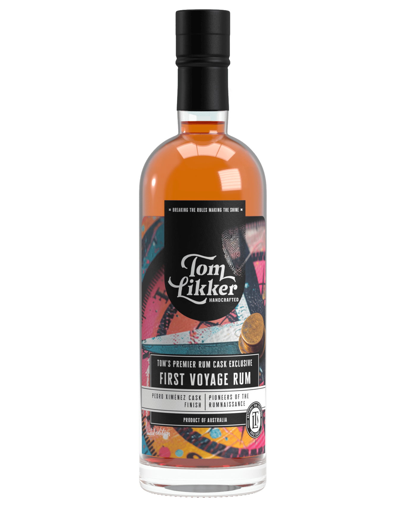 Buy Tom Likker First Voyage Rum Px Sherry Cask Finish 500ml Online ...