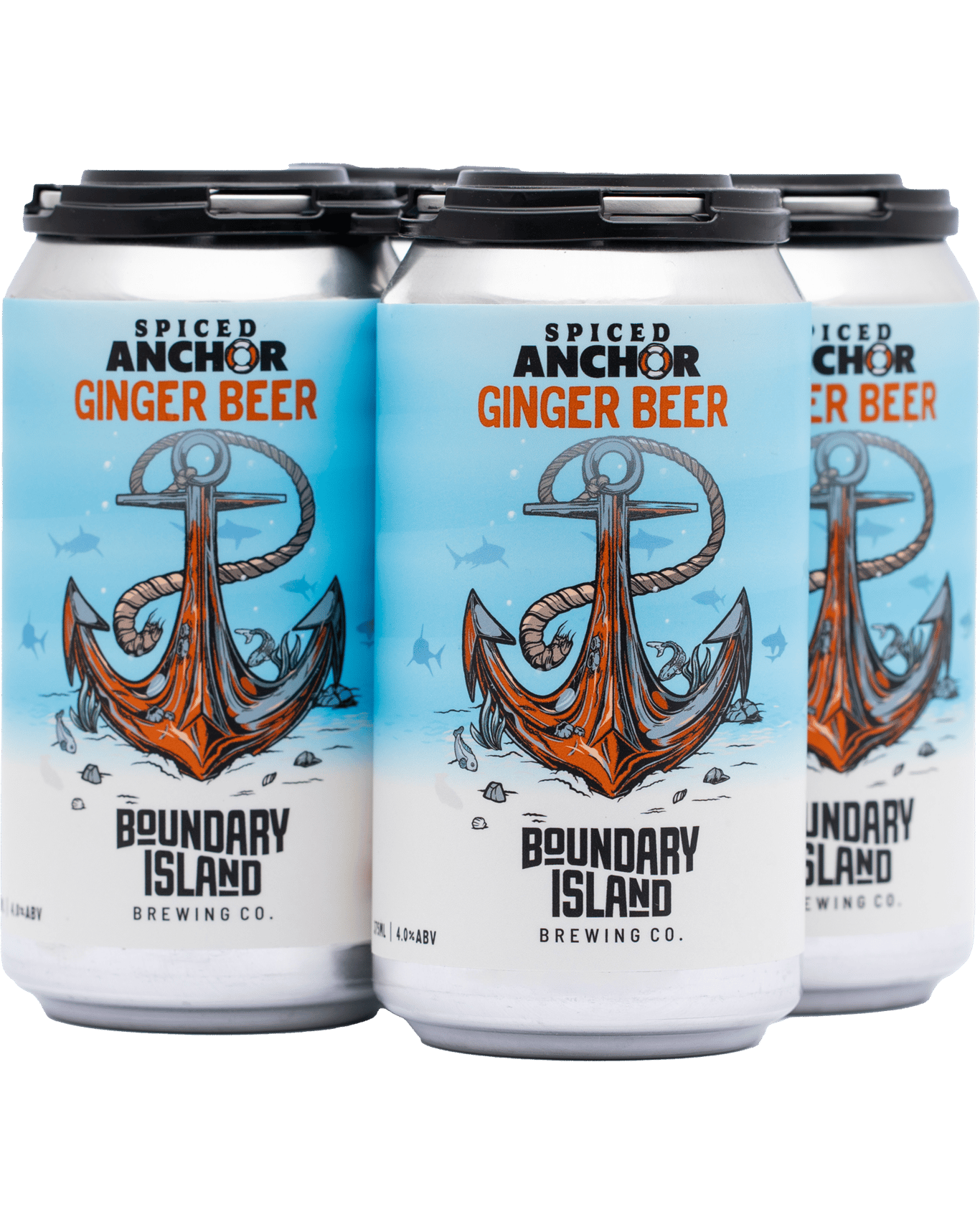Buy Boundary Island Brew Ginger Beer Spiced Anchor 375ml Online @Lowest ...