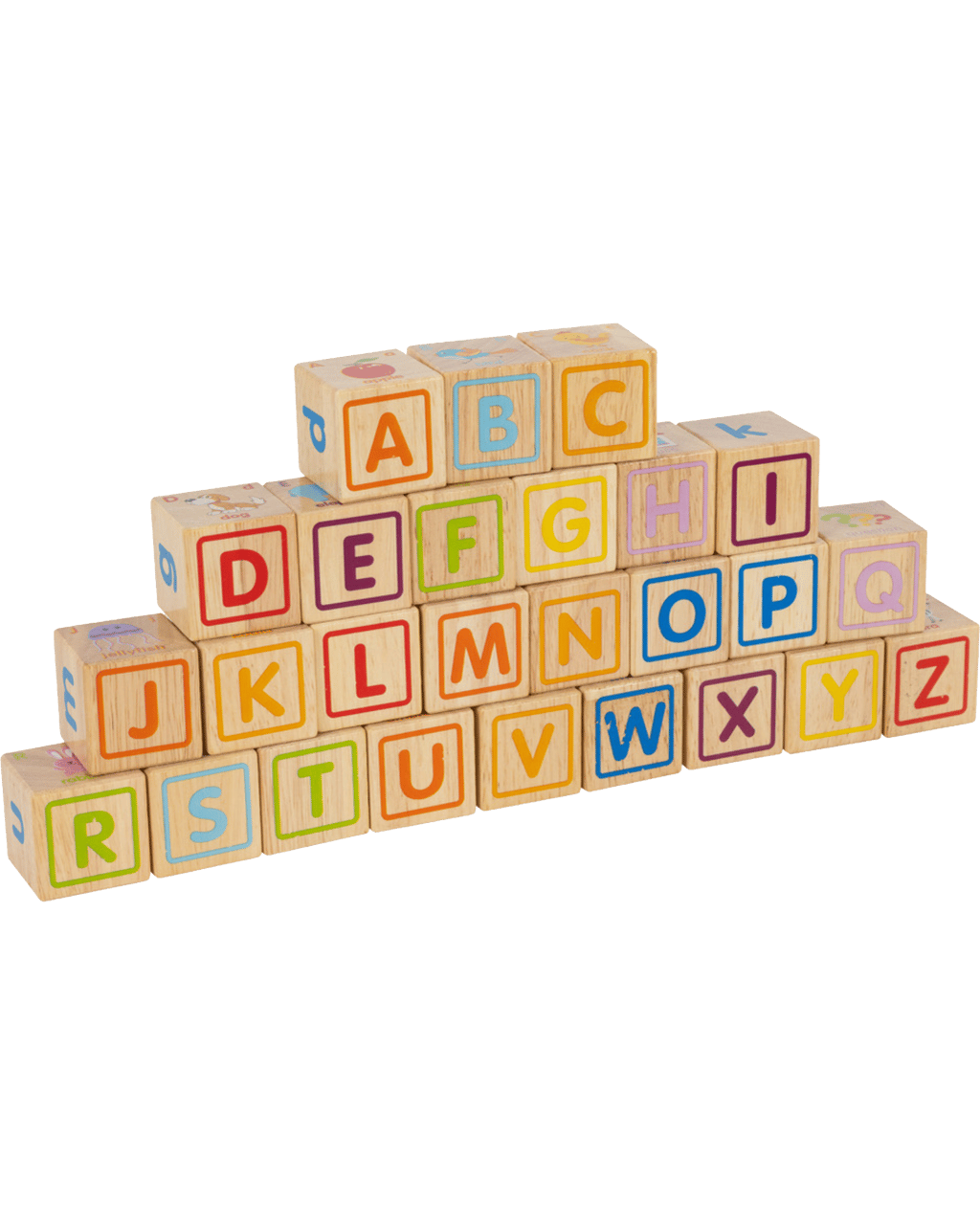 Buy Jenjo Games Abc Blocks 4cm Online @Lowest Price