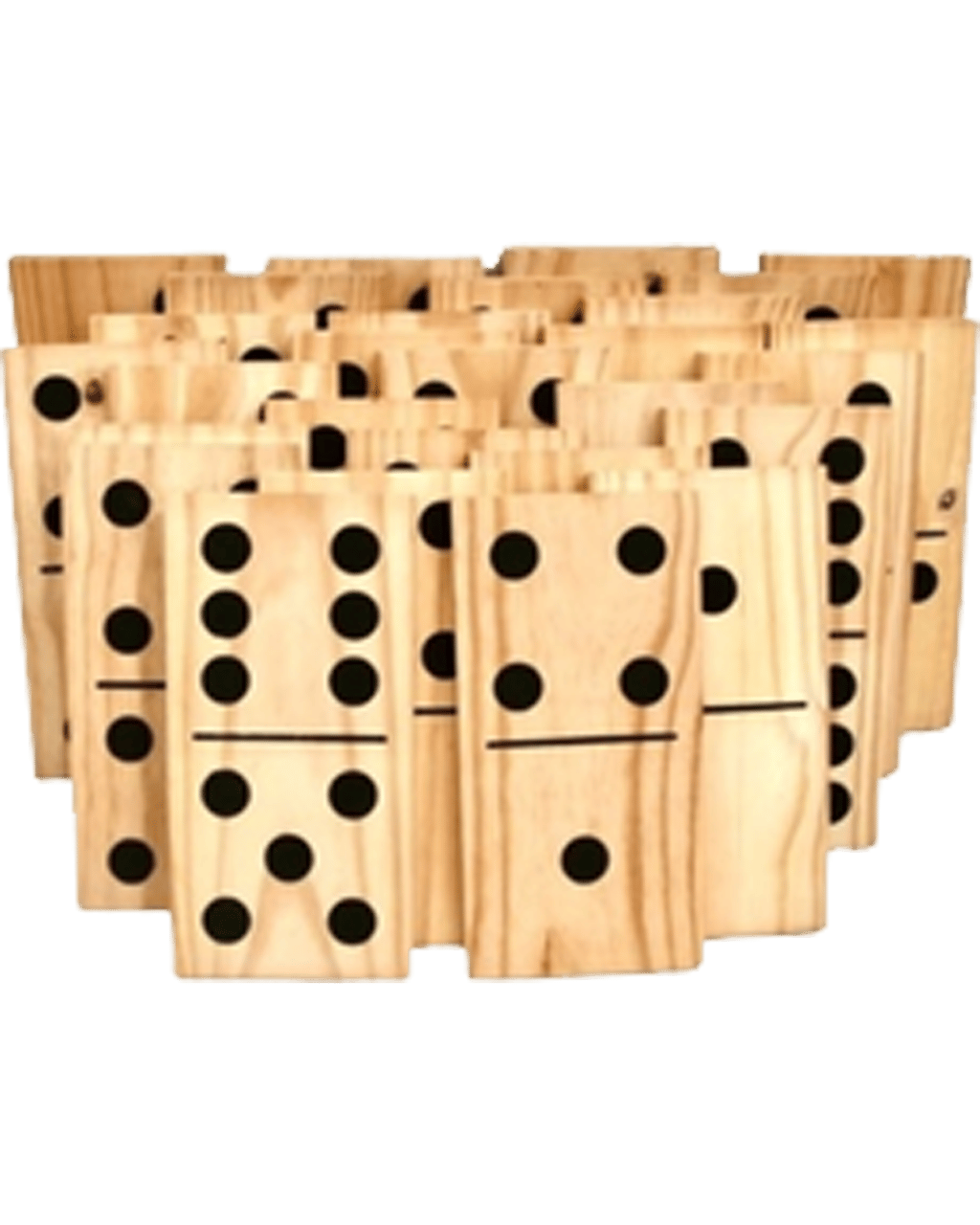 Buy Jenjo Games Mega Outdoor Dominoes Game Set With 28 Pieces 30cm ...