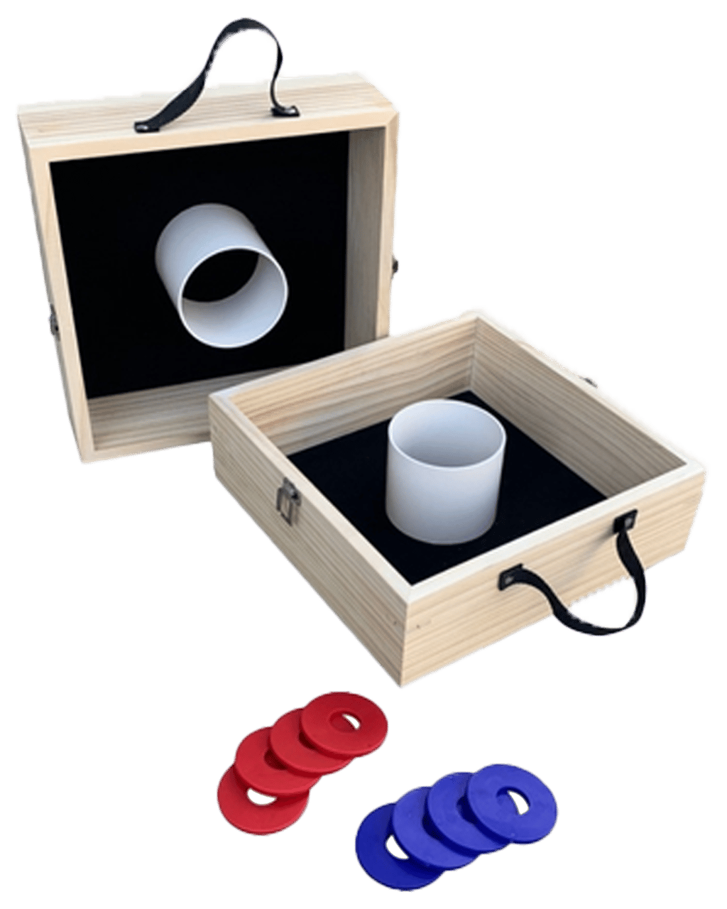 Buy Jenjo Games Washers Game Set Black Box With Red & Blue Washers 30.5 ...