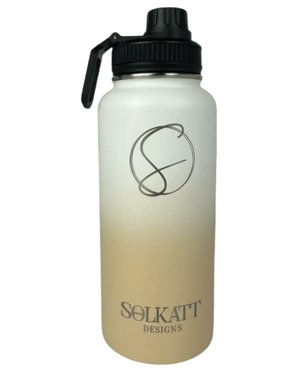 Buy Solkatt Designs Pastel Beige Insulated Water Bottle - Small Gulp ...