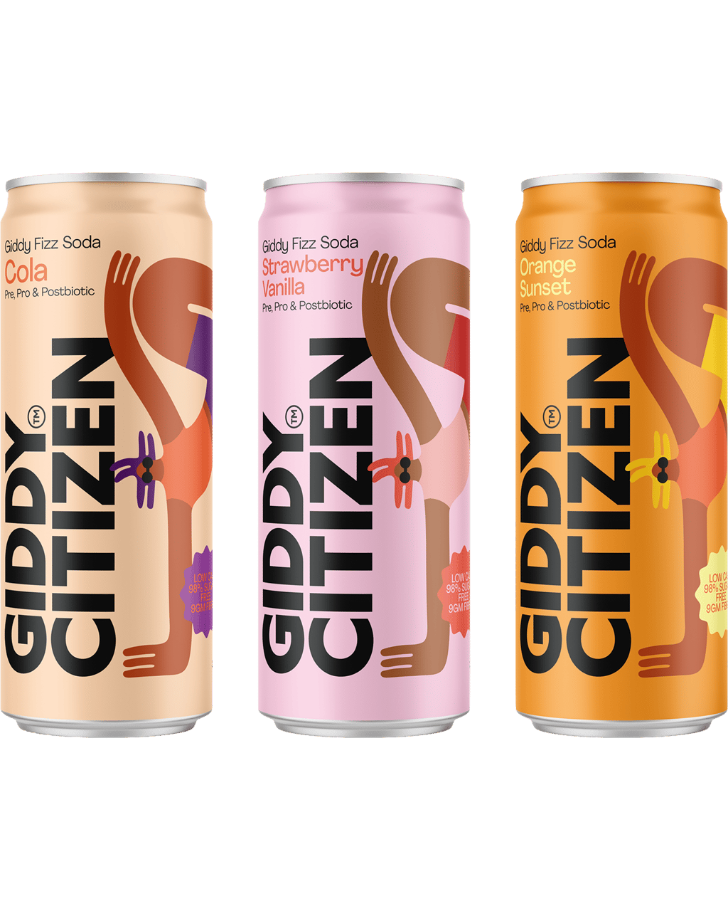 Buy Giddy Citizen Giddy Fizz Soda Party Pack 330ml Online @Lowest Price