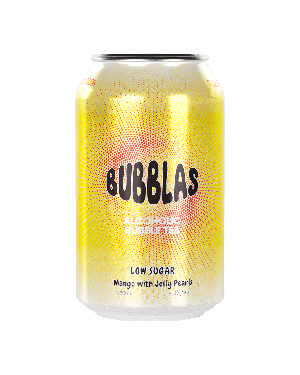 Buy Bubblas Mango Alcoholic Bubble Tea Cans With Mango Jelly Pearls ...