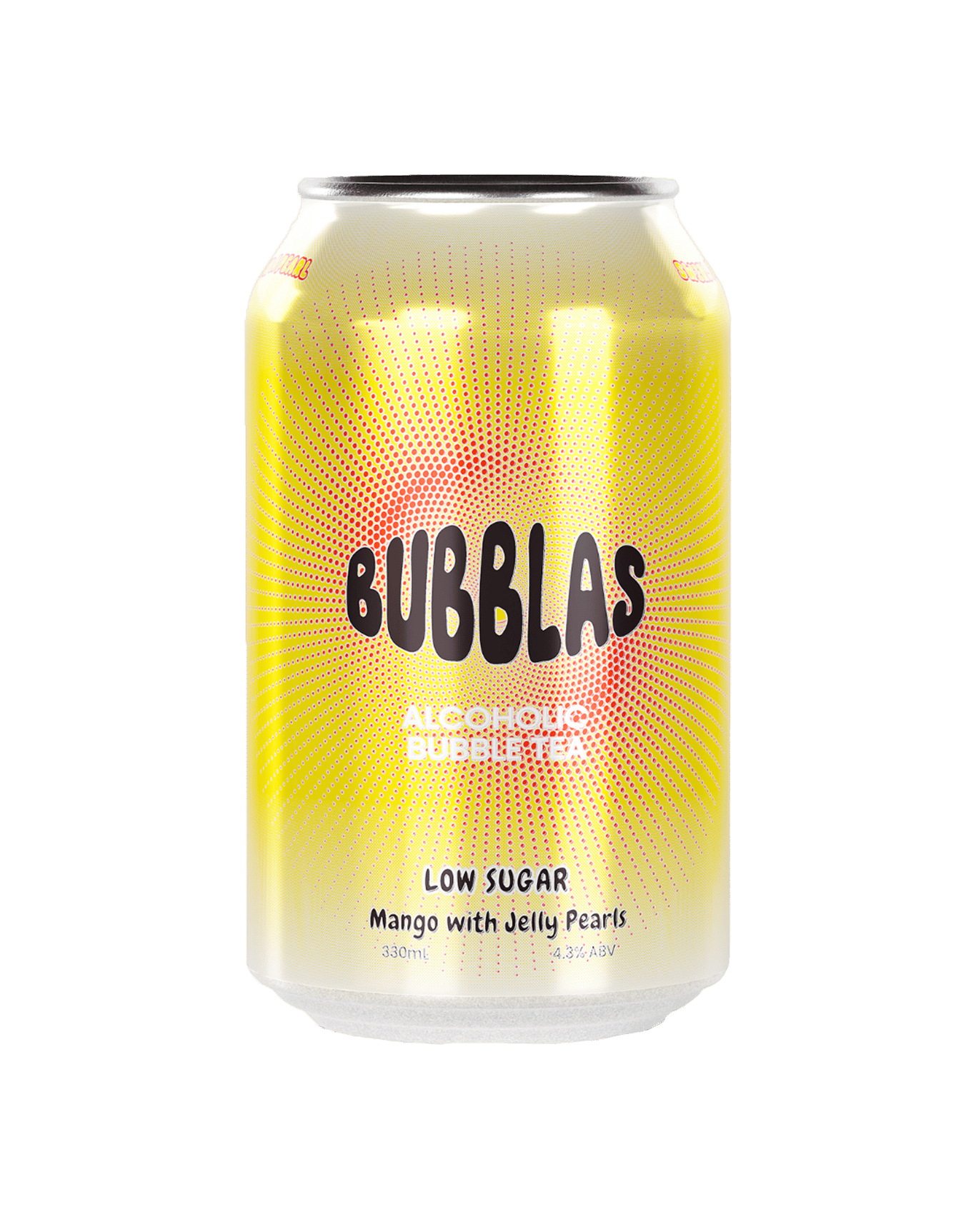 Buy Bubblas Mango Alcoholic Bubble Tea Cans With Mango Jelly Pearls ...