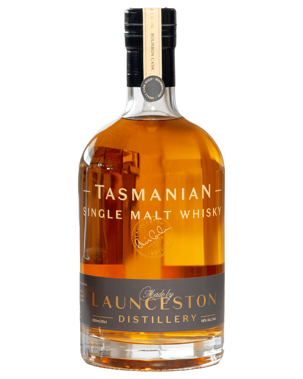 Buy Launceston Distillery Bourbon Cask Matured Single Malt Whisky 500ml ...