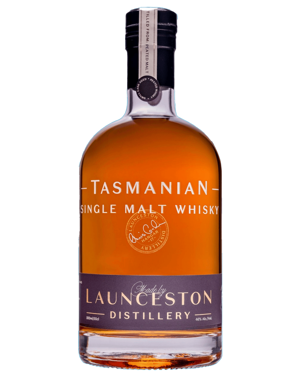 Buy Launceston Distillery Peated Single Malt Whisky 500ml Online ...