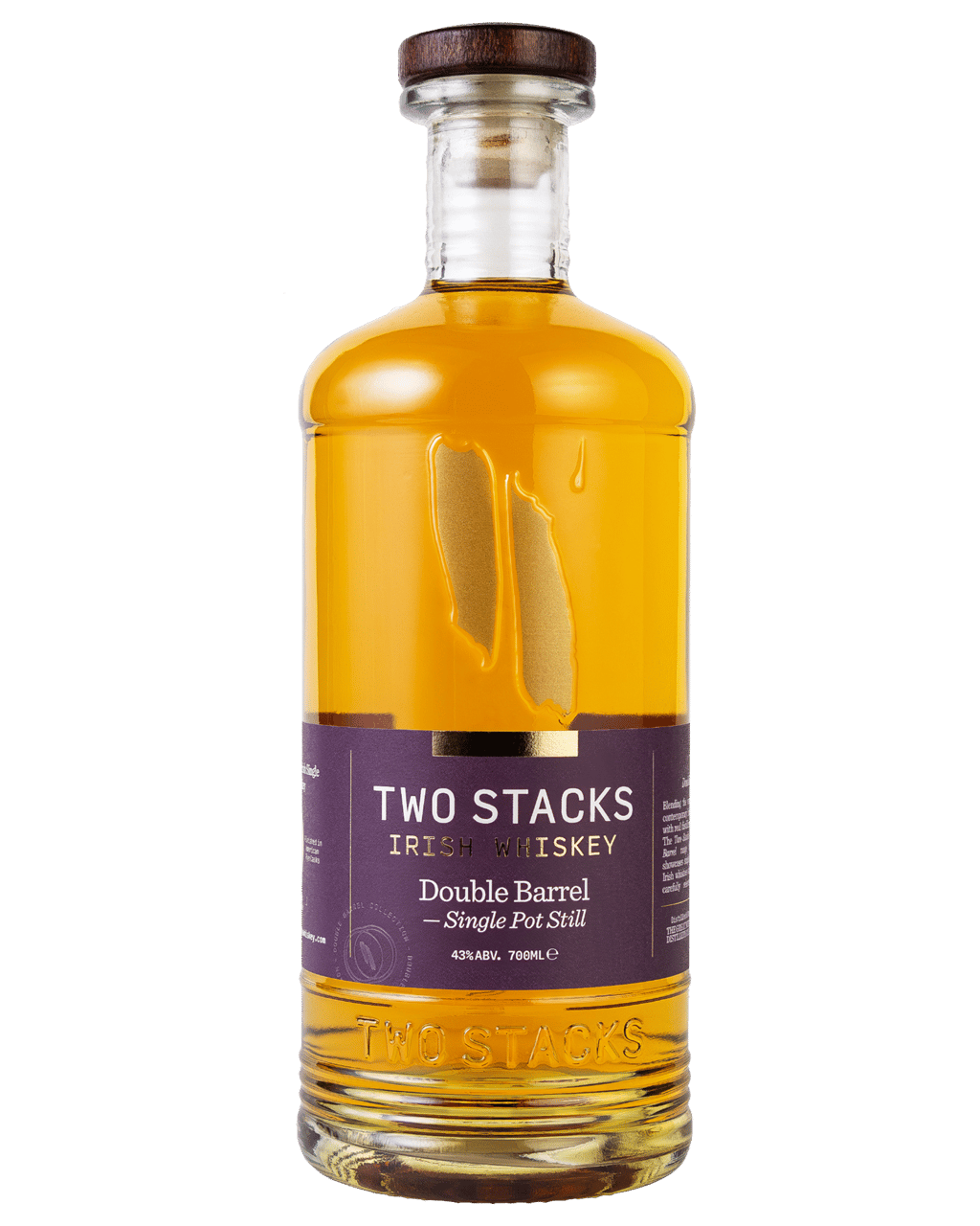 Buy Two Stacks Double Barrel Single Pot Still Irish Whiskey 700ml ...