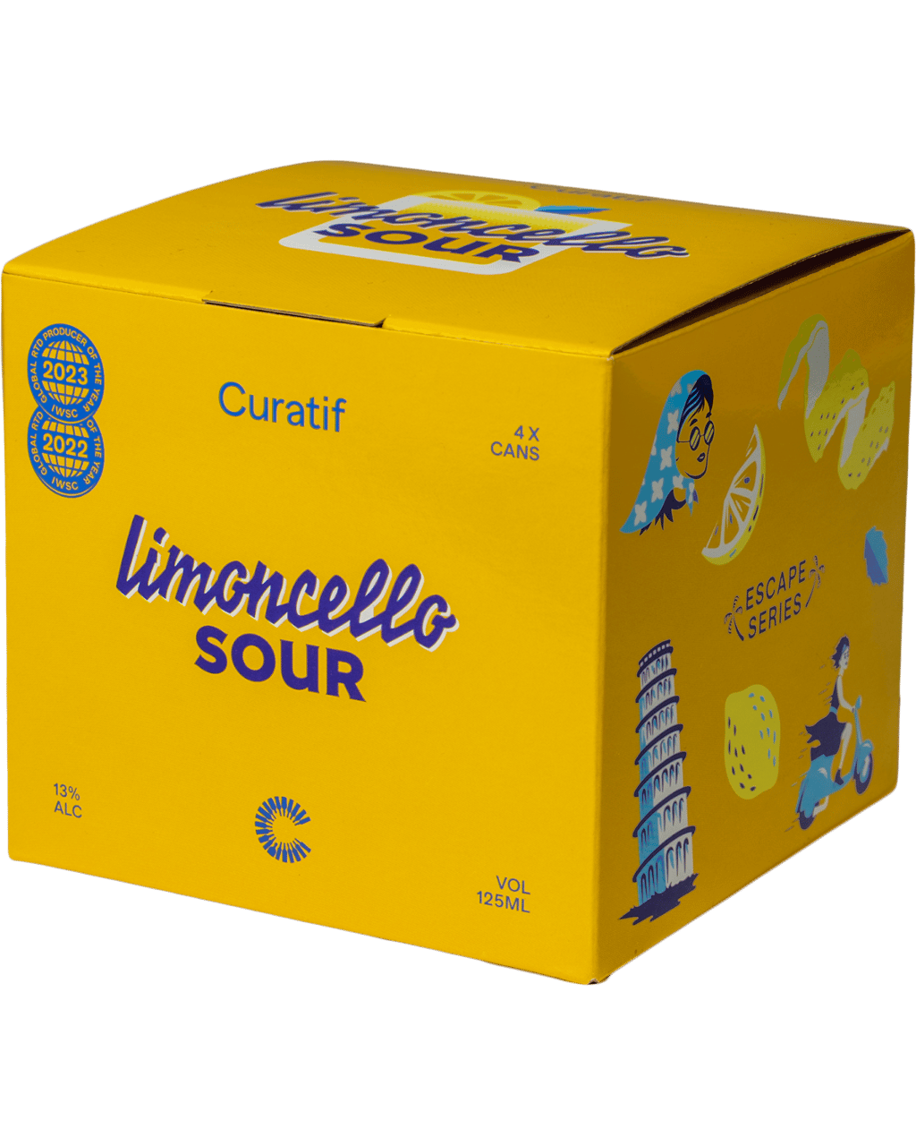 Buy Curatif Limoncello Sour Can 125ml Pack Online @Lowest Price