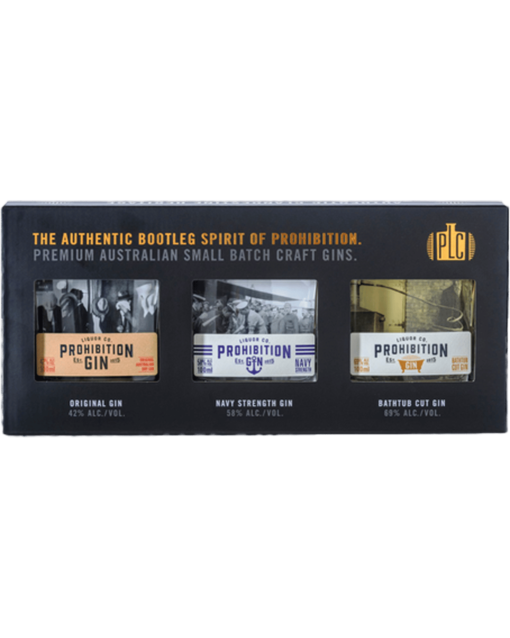 Buy Prohibition Liquor Co. Original Gin Series 3x100ml Online @Lowest Price