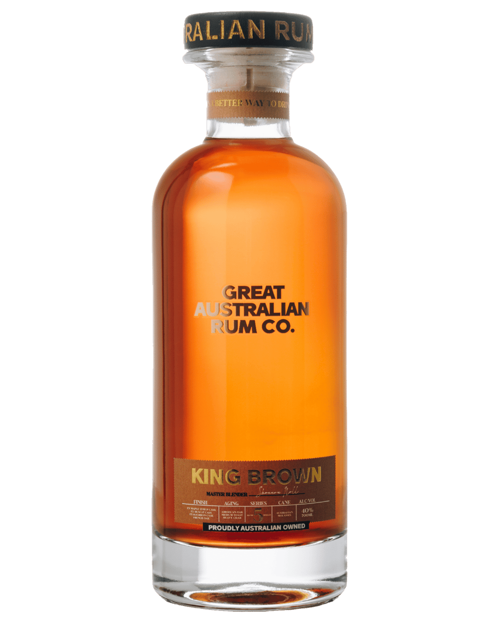 Buy Great Australian Rum Co King Brown Premium Rum 700ml Online @Lowest ...