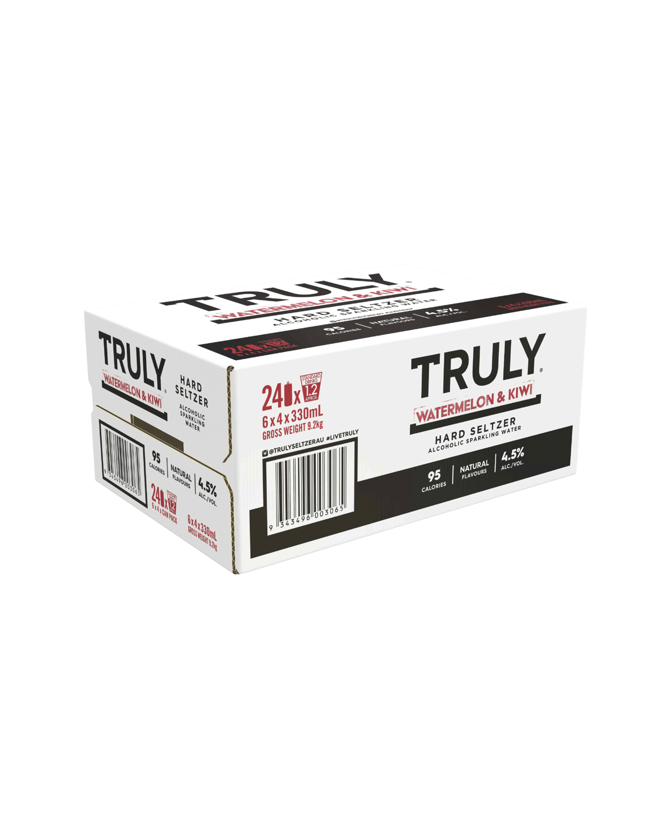 Buy Truly Hard Seltzer Watermelon & Kiwi Cans 330ml Online @Lowest Price
