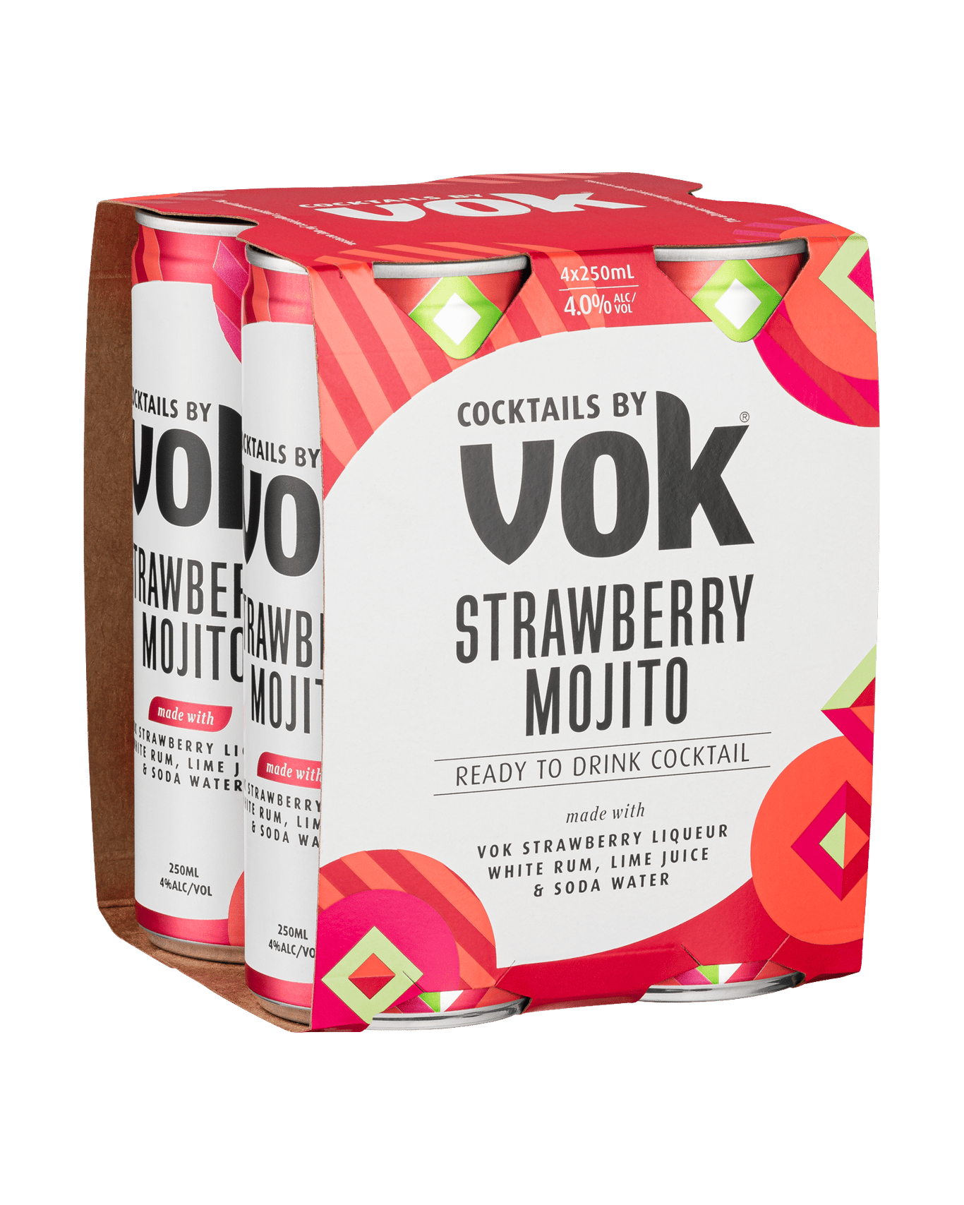Buy Vok Strawberry Mojito Can 250ml Online @Lowest Price