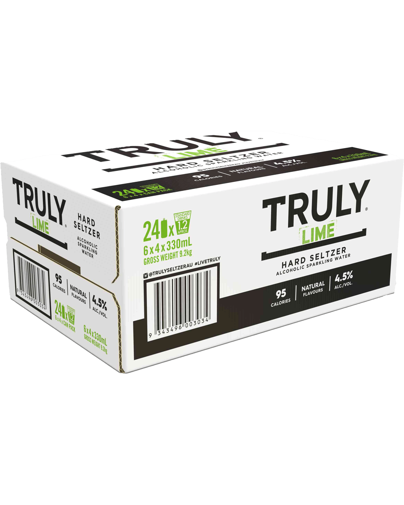 Buy Truly Lime Hard Seltzer Cans 330ml Online @Lowest Price