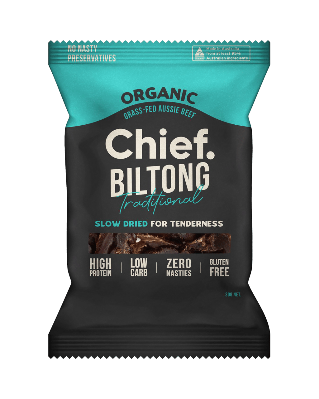 Buy Chief Nutrition Traditional Beef Biltong 30g Online @Lowest Price