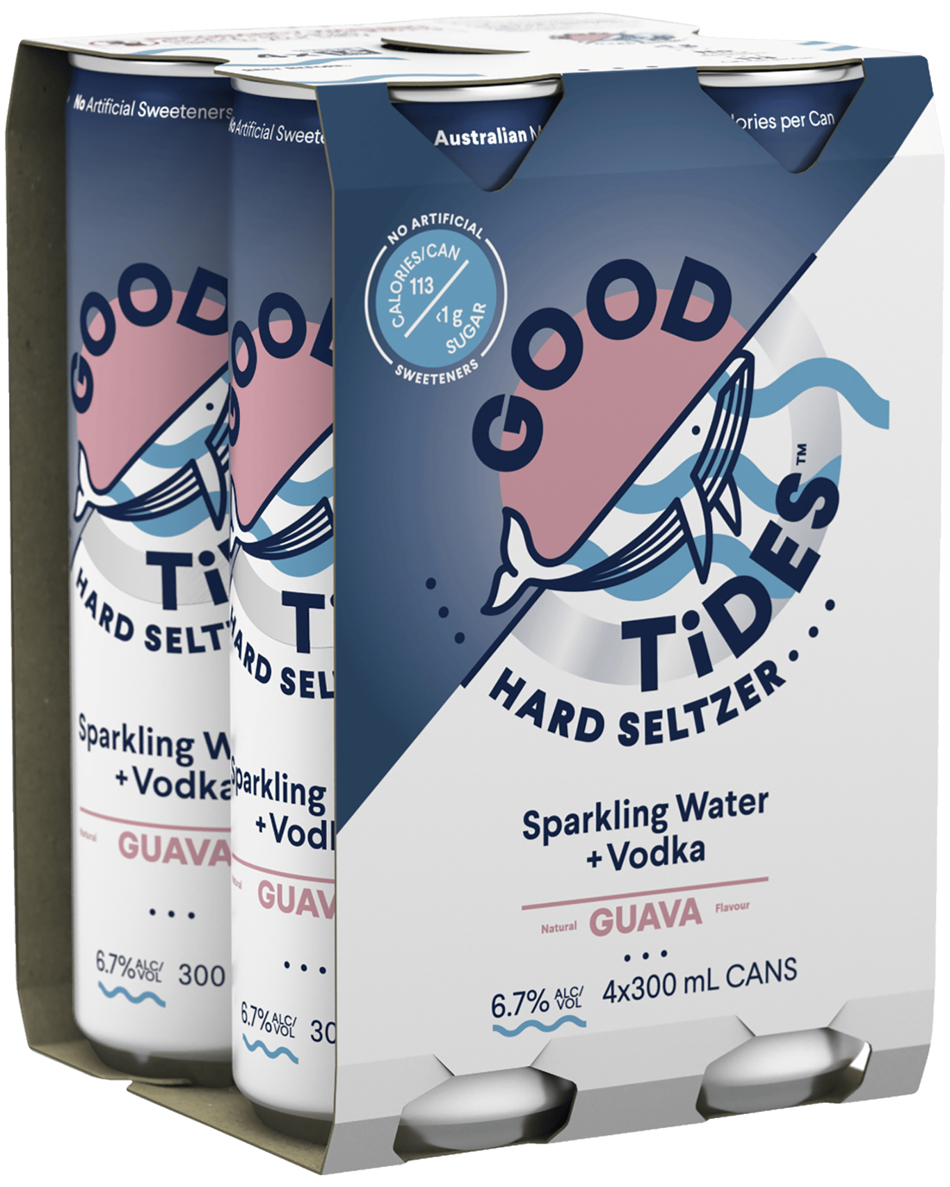 Buy Good Tides Hard Seltzer Guava 6.7% Can 300ml Online @Lowest Price