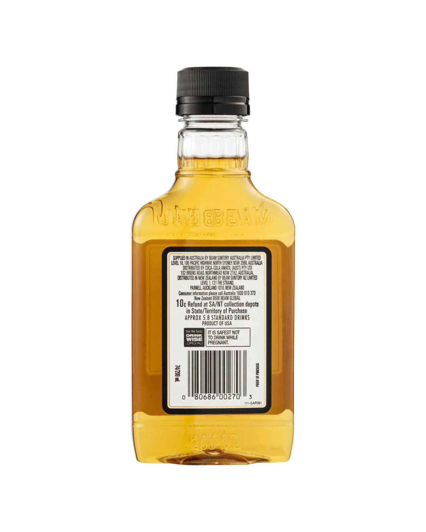 Buy Jim Beam White Label Bourbon 200ml Online @Lowest Price