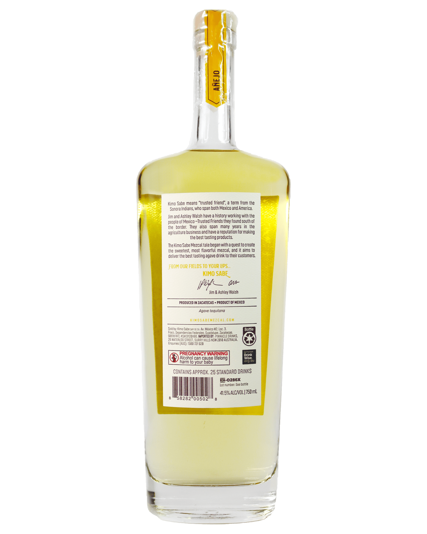 Buy Kimo Sabe Anejo Mezcal 750ml Online @Lowest Price