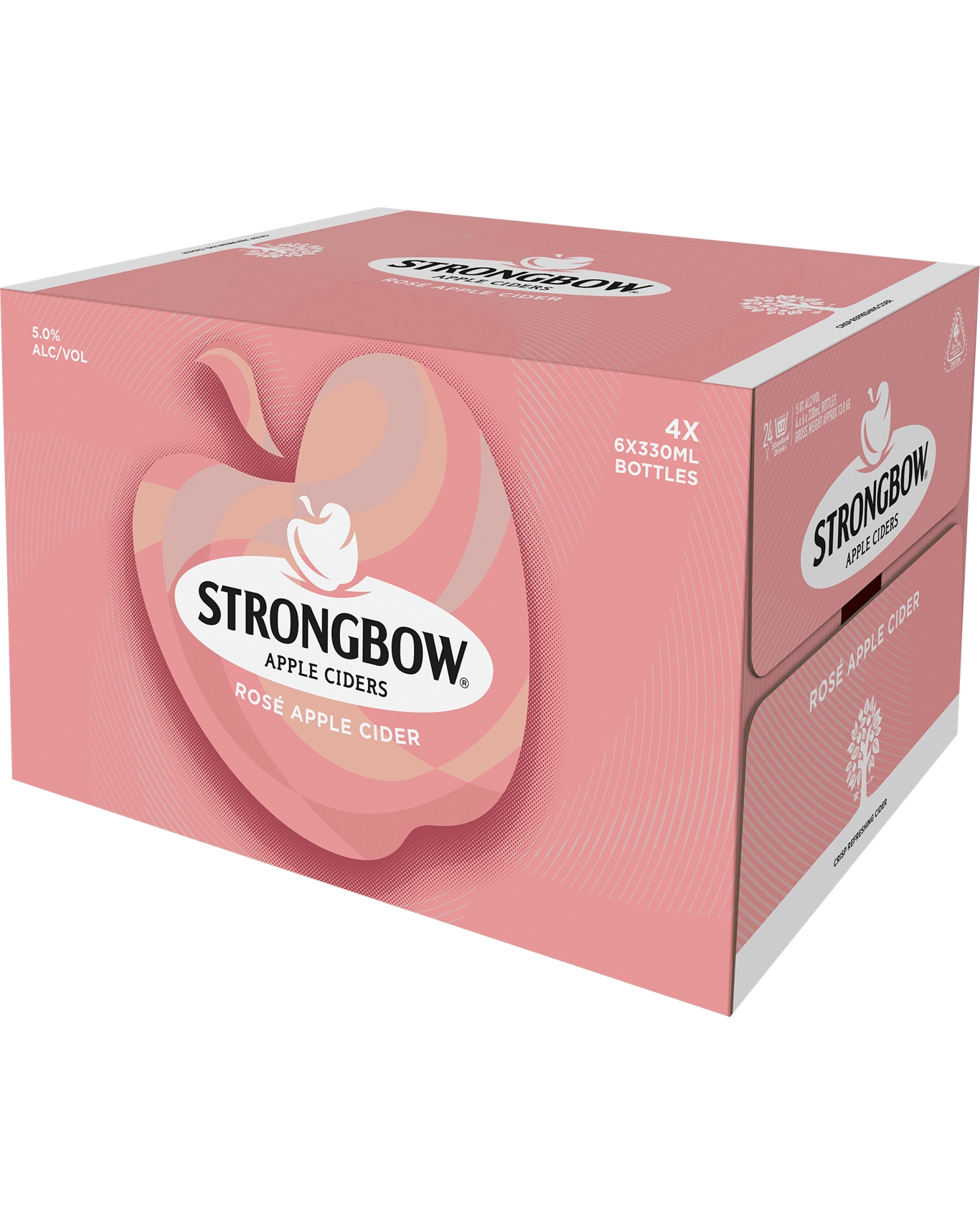 Buy Strongbow Rosé Apple Cider Bottles 330ml Online @Lowest Price