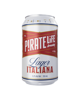 Buy Pirate Life Brewing Lager Italiana 355ml Cans Online @Lowest Price