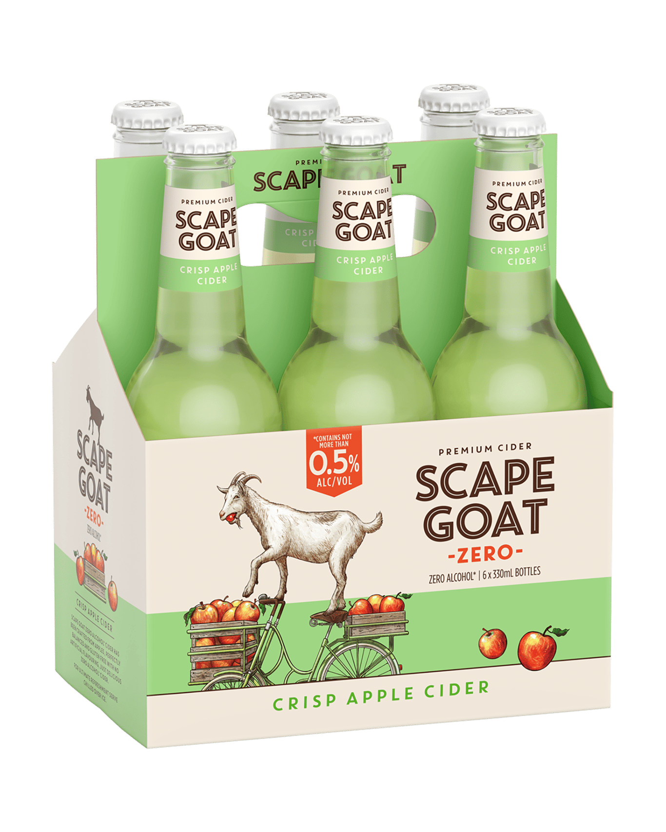 Buy Scape Goat Zero Crisp Apple Cider Bottles 330ml Online @Lowest Price