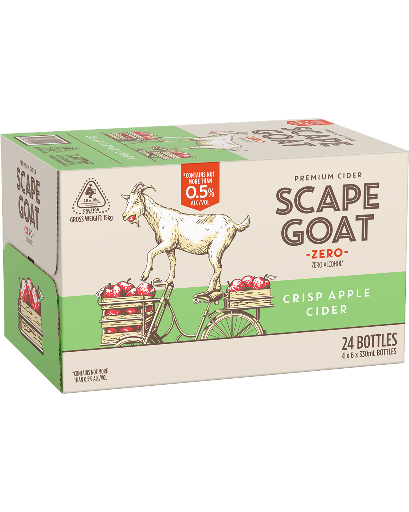 Buy Scape Goat Zero Crisp Apple Cider Bottles 330ml Online @Lowest Price