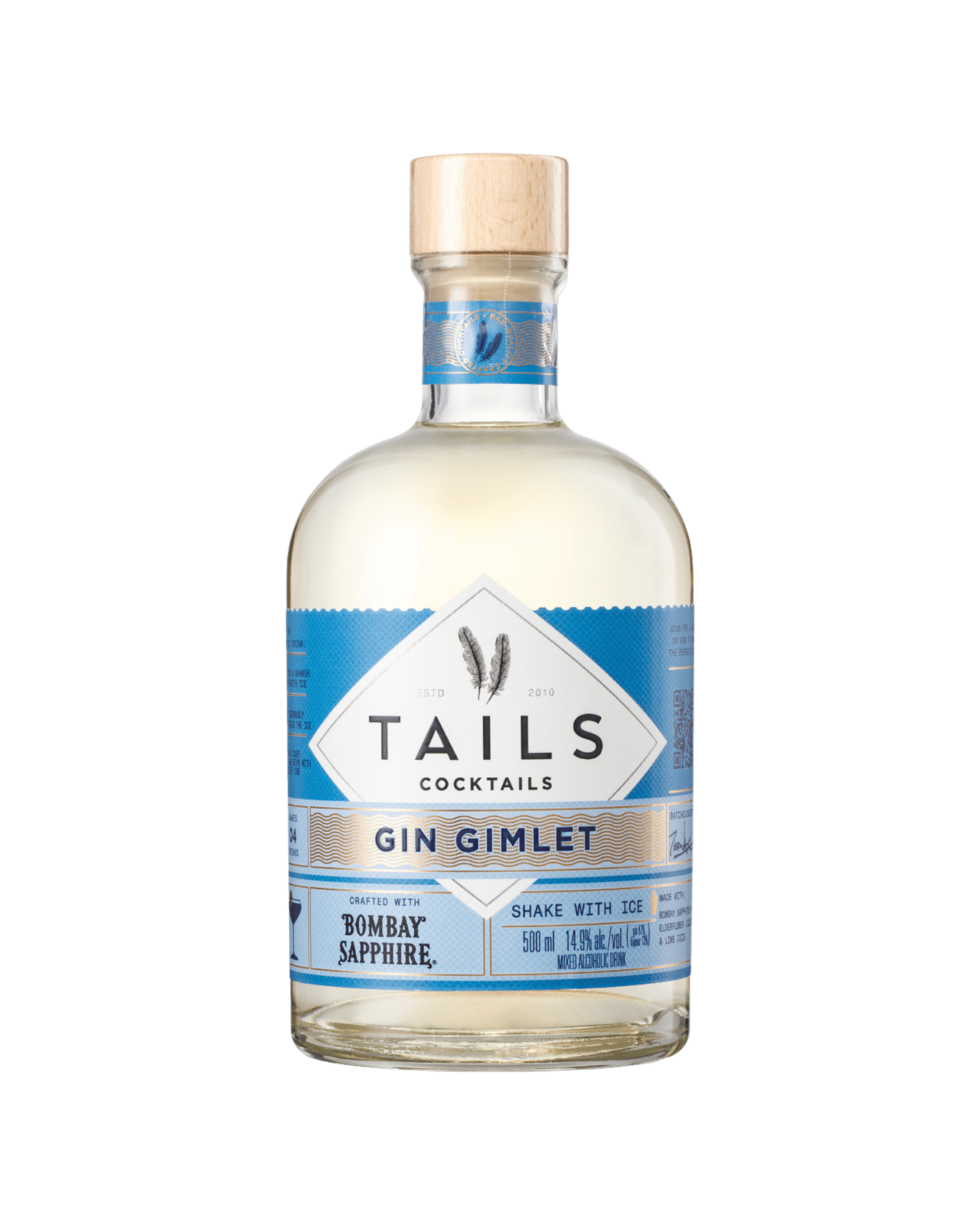 Buy Tails Cocktails Bombay Sapphire Gin Gimlet 500ml Online @Lowest Price