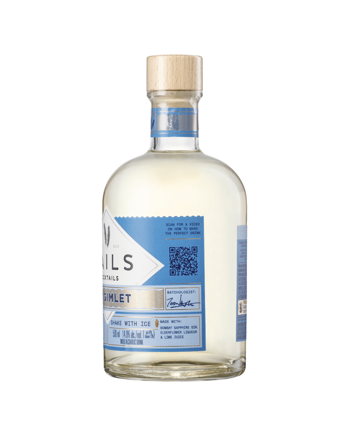 Buy Tails Cocktails Bombay Sapphire Gin Gimlet 500ml Online @Lowest Price