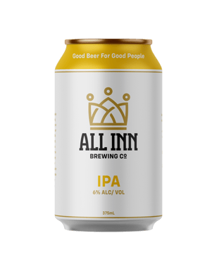 Buy All Inn Brewing Co Ipa Cans 375ml Online @Lowest Price