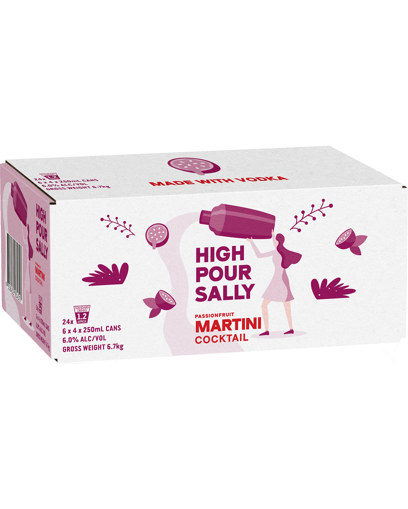 Buy High Pour Sally Passionfruit Martini Can 250ml Online @Lowest Price