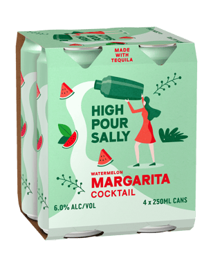 Buy High Pour Sally Watermelon Margarita Can 250ml Online @Lowest Price