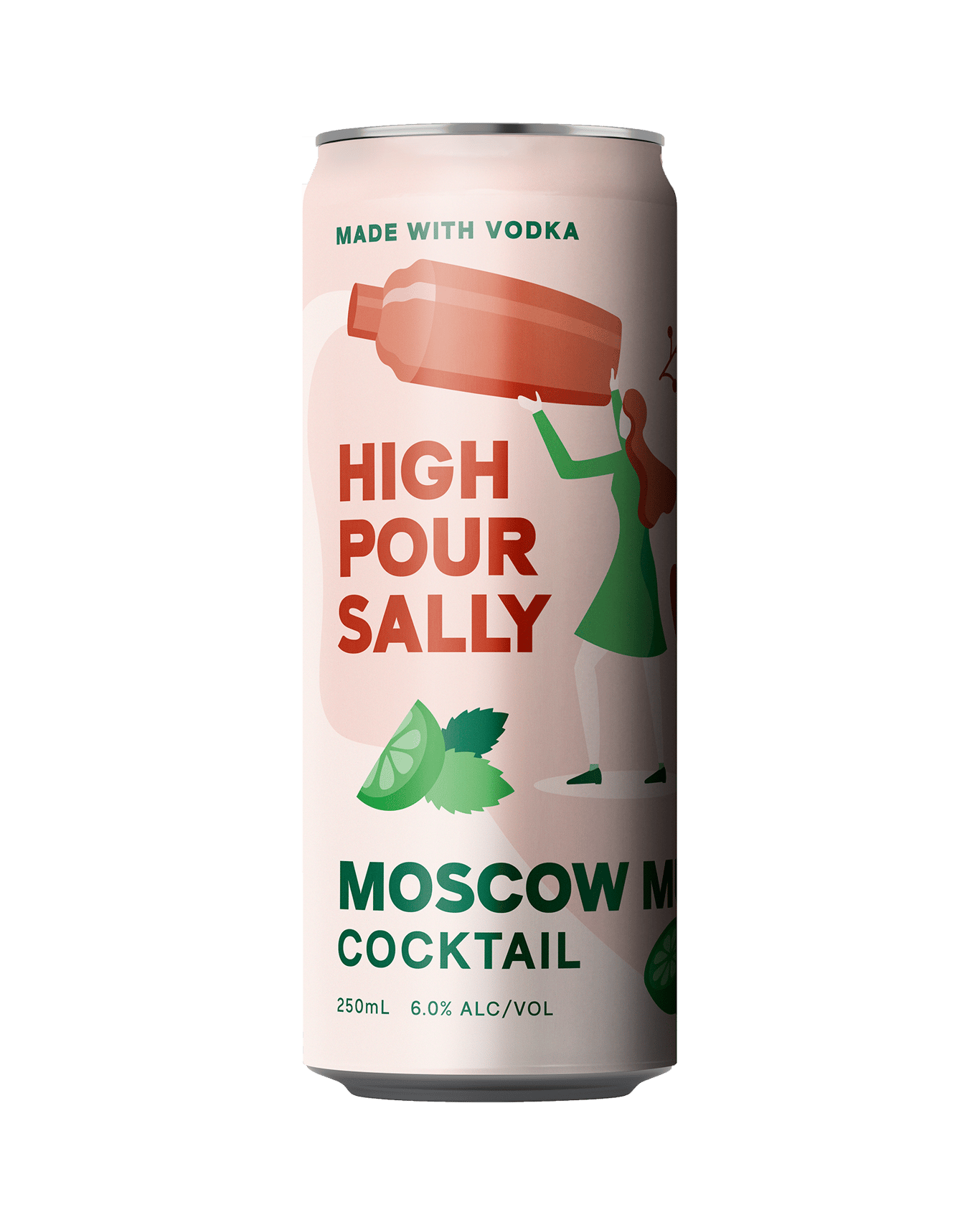 Buy High Pour Sally Moscow Mule Can 250ml Online @Lowest Price
