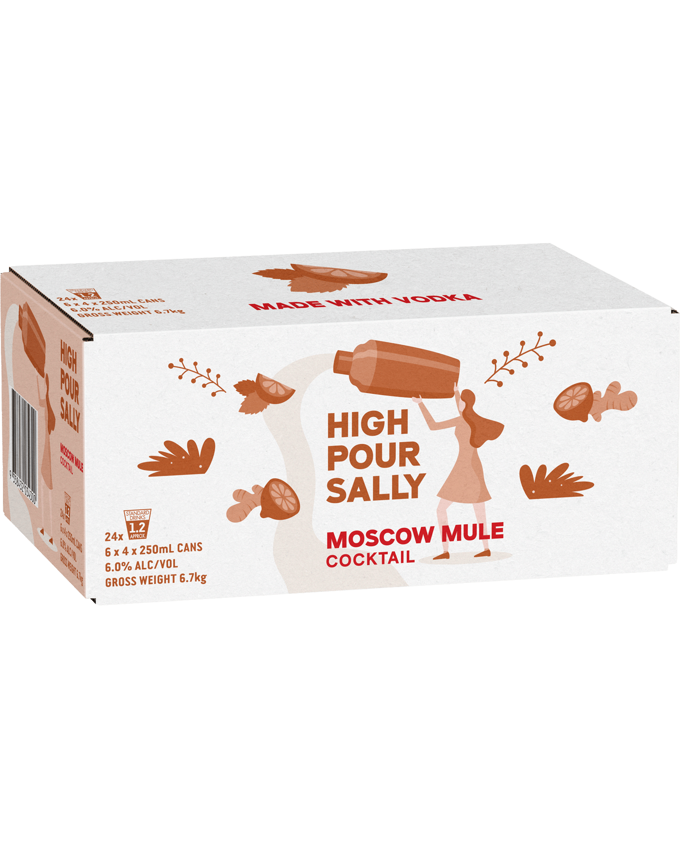 Buy High Pour Sally Moscow Mule Can 250ml Online (Lowest Price ...