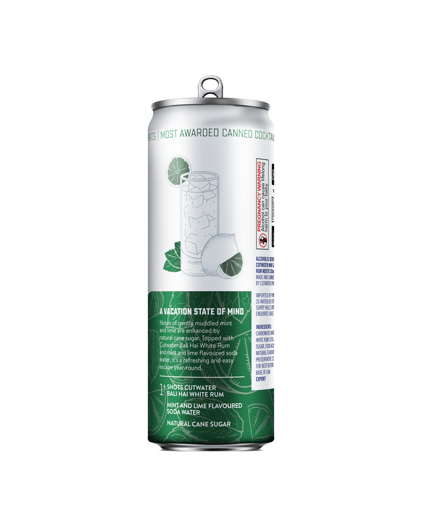 Buy Cutwater Rum Mojito Can 255ml Online @Lowest Price
