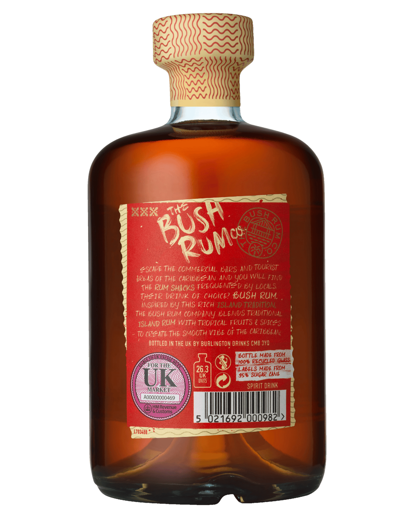 Buy The Bush Rum Co. Original Spiced Rum 37.5% 700ml Online @Lowest Price