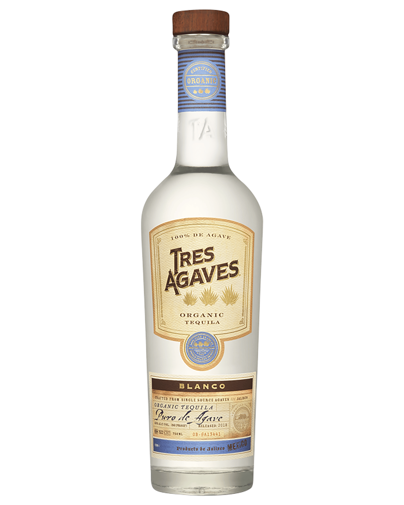 Buy Tres Agaves Organic Blanco Tequila 750ml Online @Lowest Price