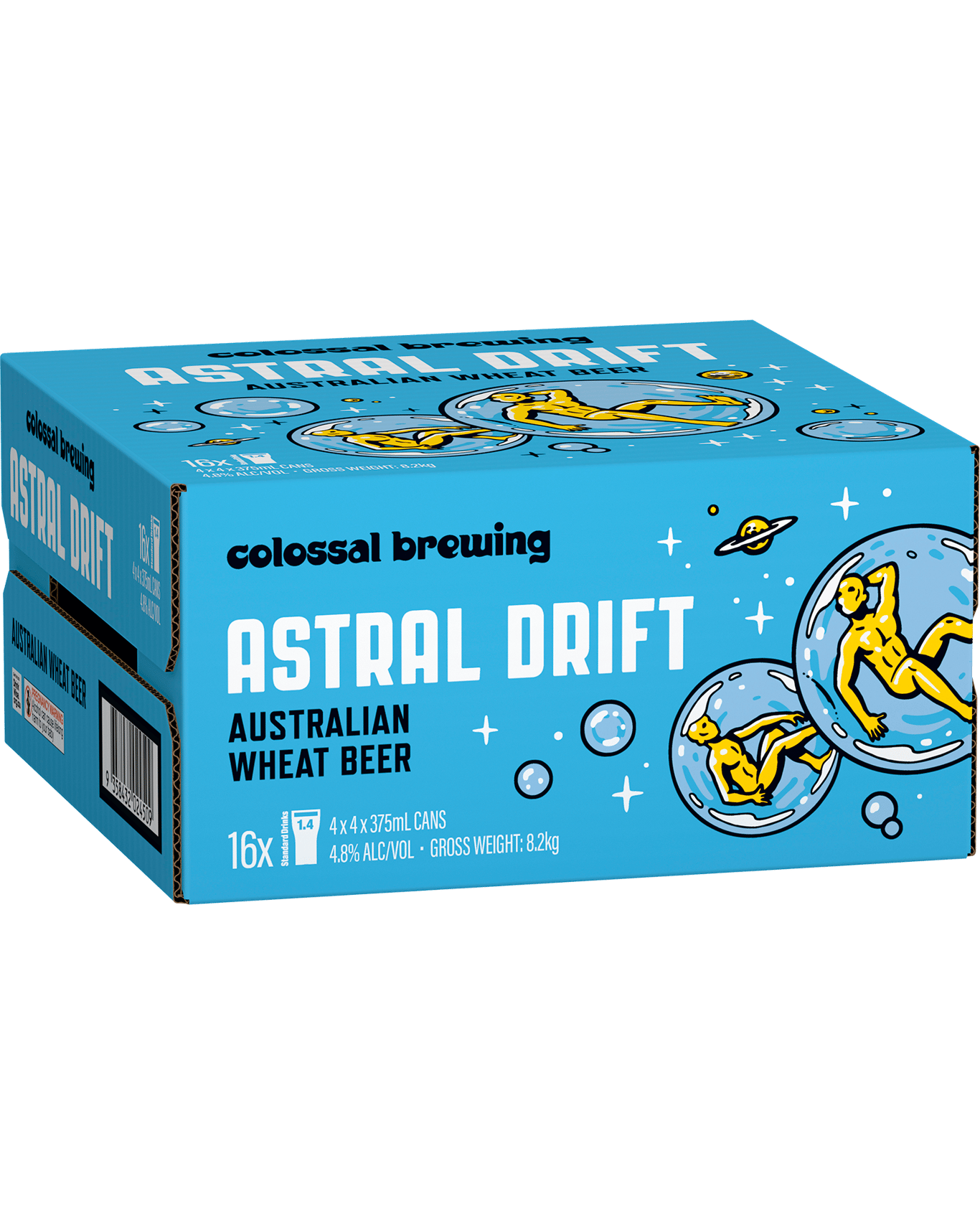 Buy Colossal Brewing Astral Drift Wheat Beer Cans 375ml Online @Lowest ...