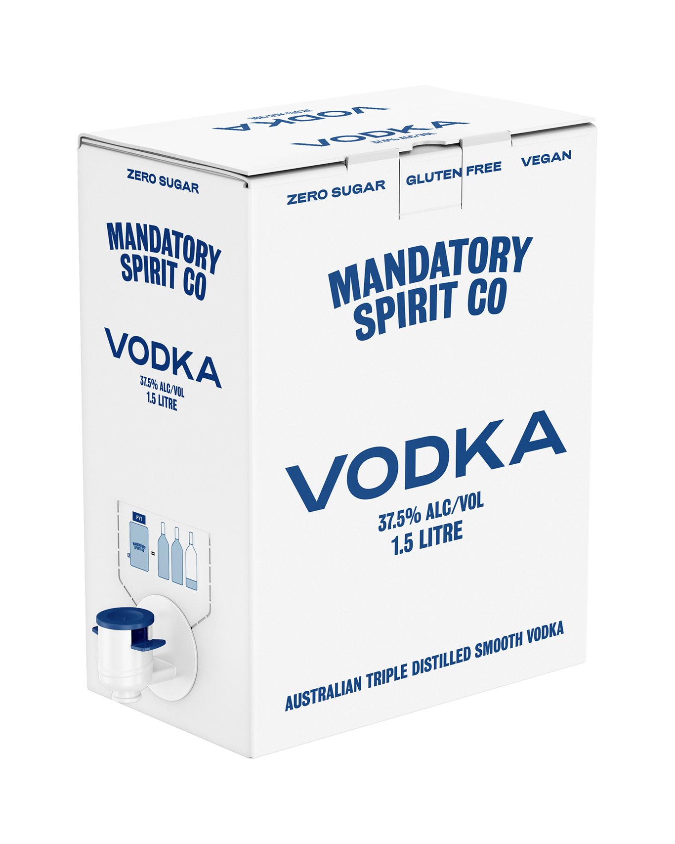 Buy Mandatory Spirit Co. Vodka 1.5l Online or Near You in Australia ...