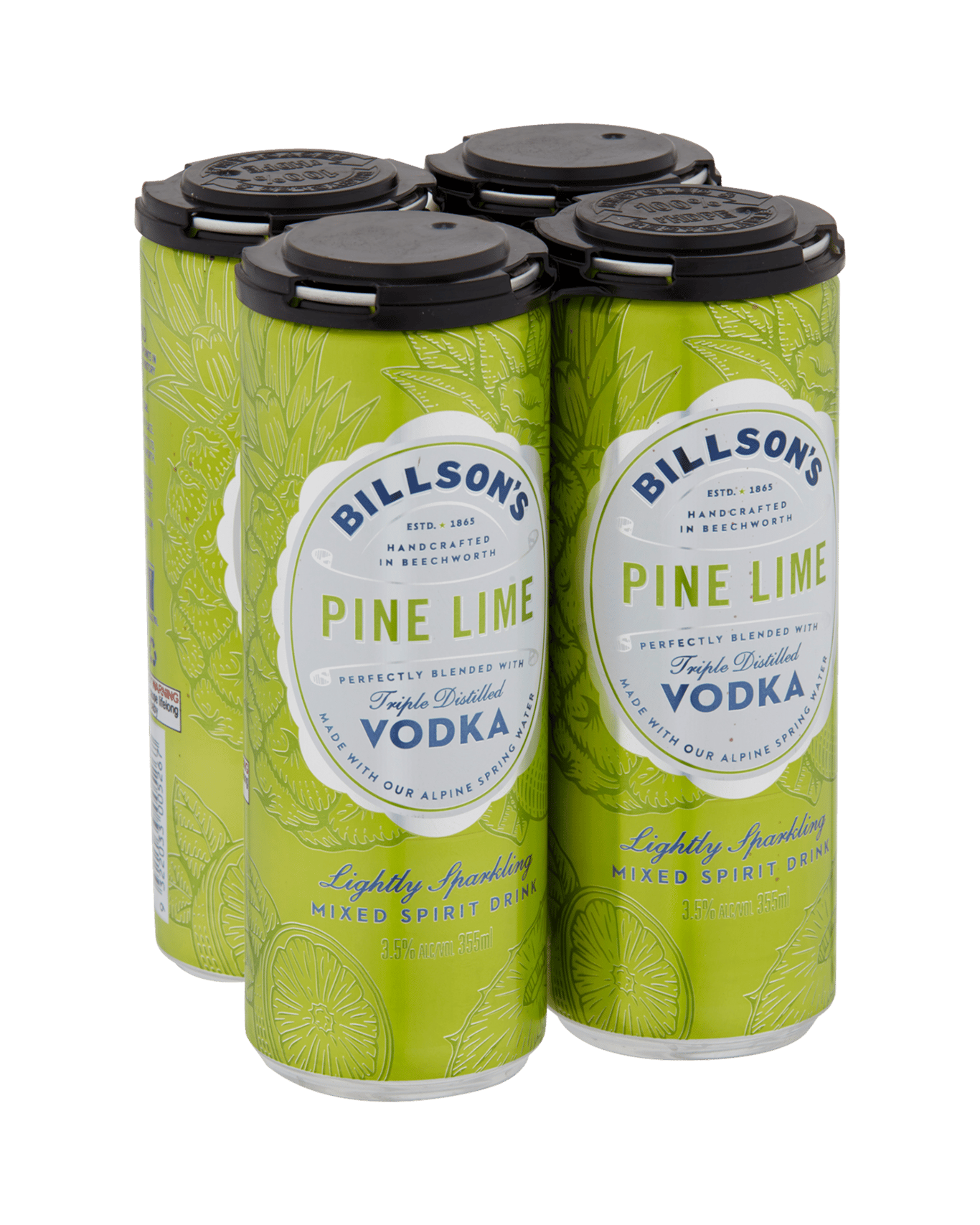 Buy Billson's Vodka & Pine Lime Cans 355ml Online @Lowest Price