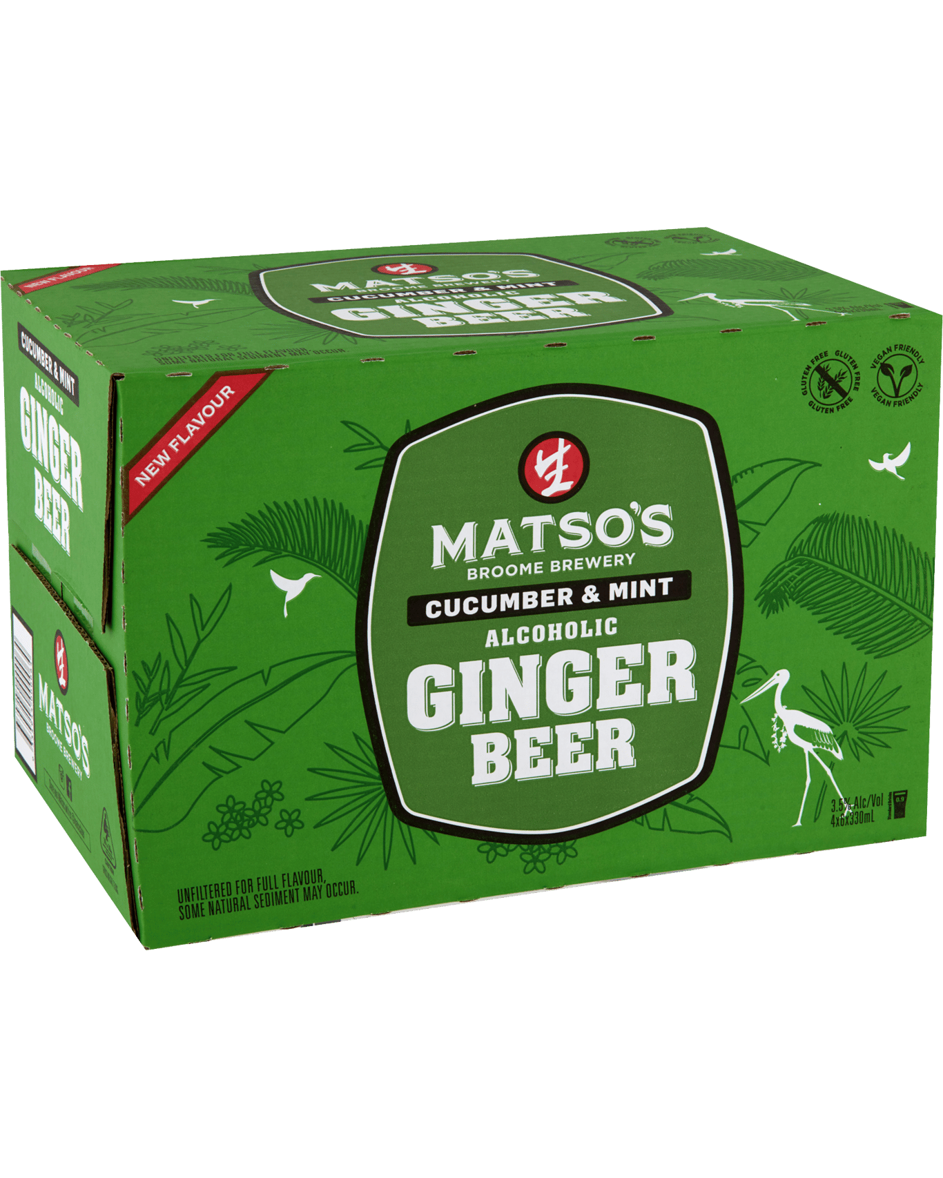 Buy Matso's Ginger Beer Cucumber & Mint Bottles 330ml Online @Lowest Price