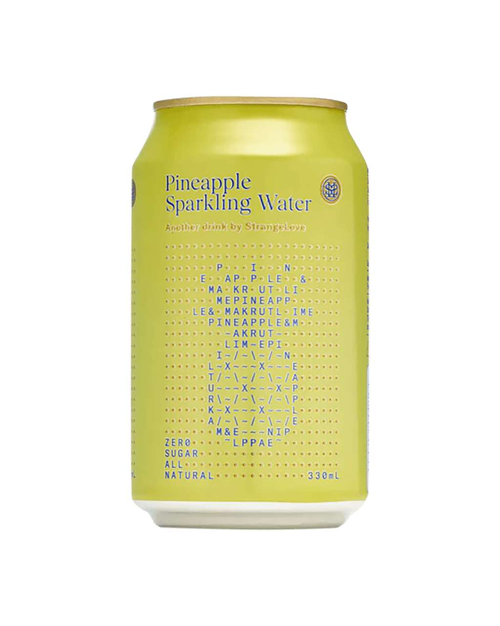 Buy Strangelove Pineapple Sparkling Water Cans 330ml Online @Lowest Price