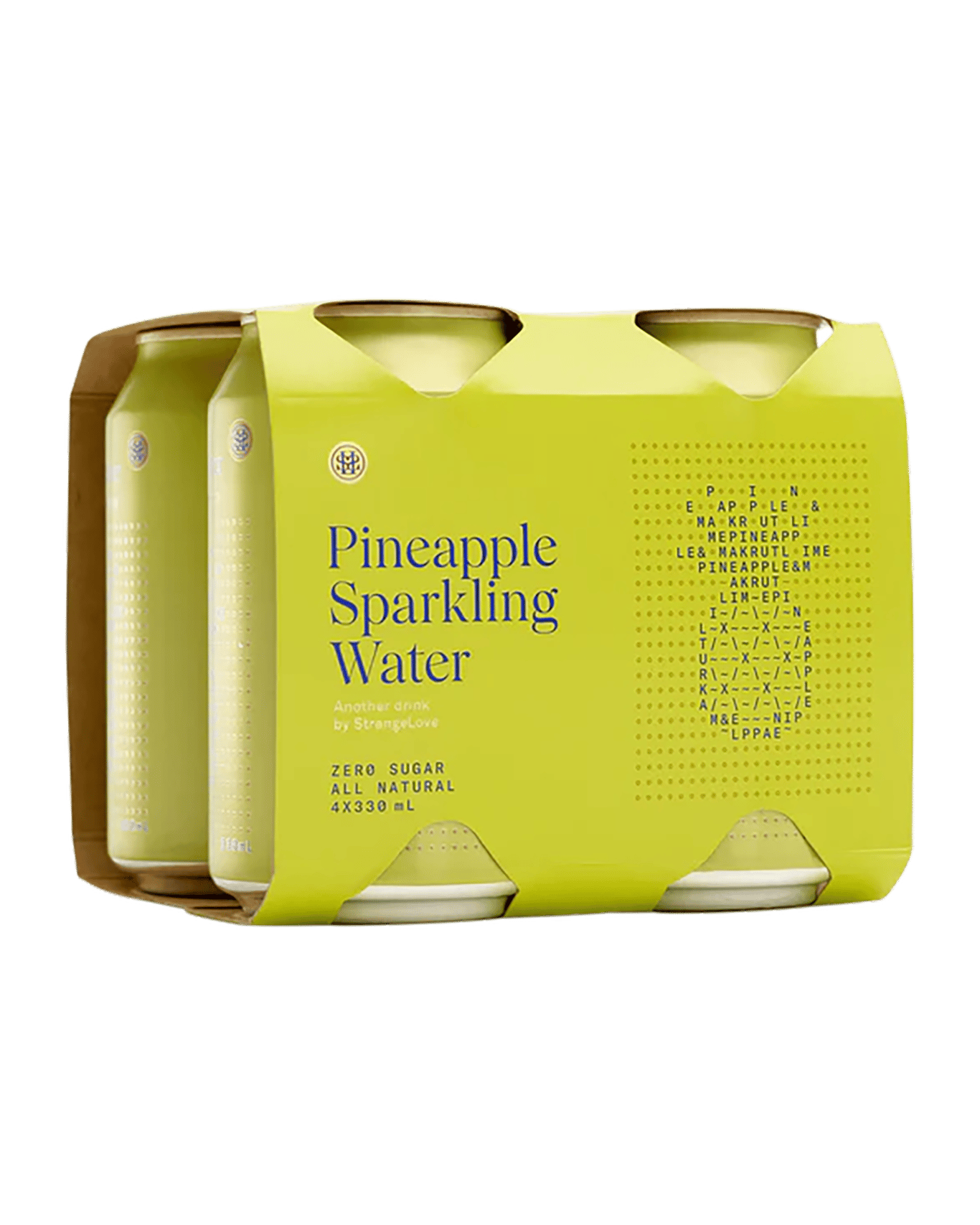 Buy Strangelove Pineapple Sparkling Water Cans 330ml Online @Lowest Price