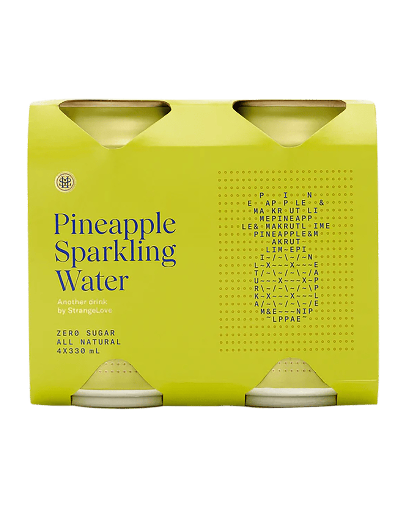 Buy Strangelove Pineapple Sparkling Water Cans 330ml Online @Lowest Price