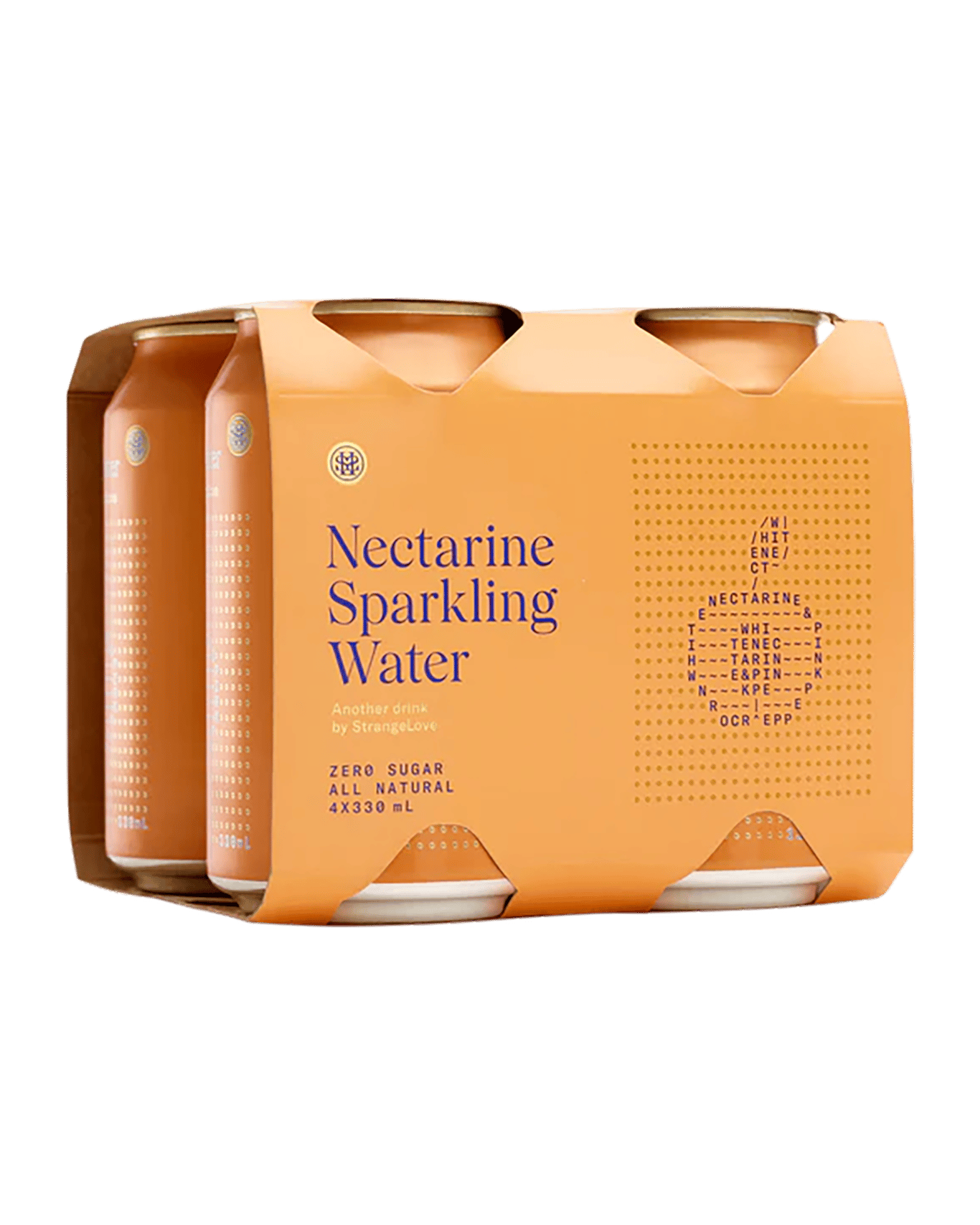 Buy Strangelove Nectarine Sparkling Water Cans 330ml Online @Lowest Price