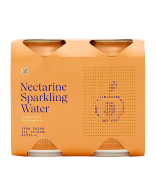 Buy Strangelove Nectarine Sparkling Water Cans 330ml Online @Lowest Price